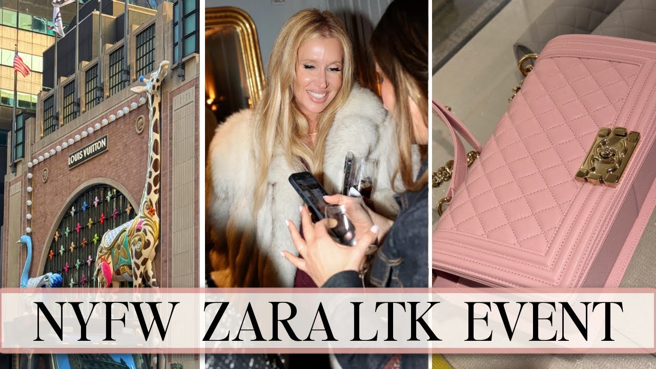NYFW ZARA LTK Event Trip | LUXURY Shopping In SOHO NY Vlog - LisaLisaD1