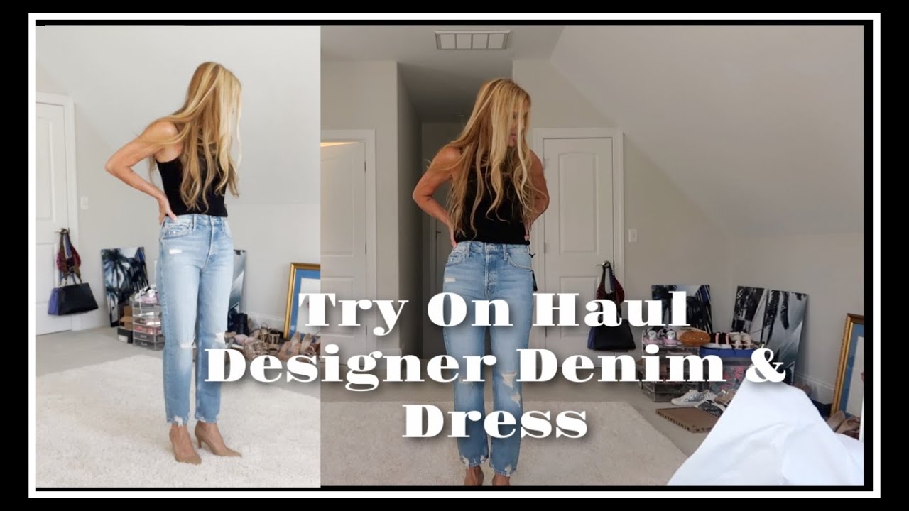 High End Try On Haul | On Approval | Denim | Dress | Shorts | Oliver ...