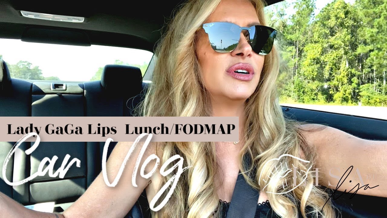 Car Vlog~ Lady Gaga Lips Lunch/FODMAP - LisaLisaD1